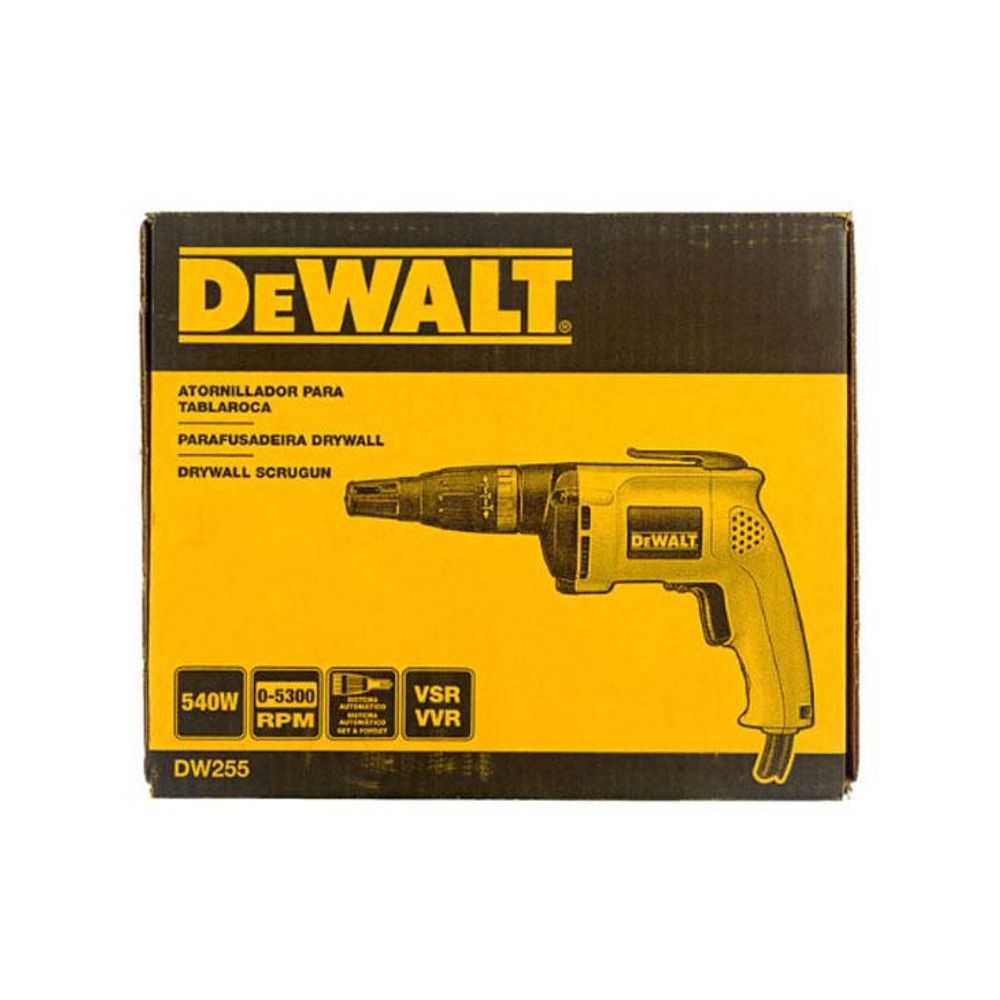 Parafusadeira 1/4" Dewalt DW255-B2 540W encaixe sextavado ...