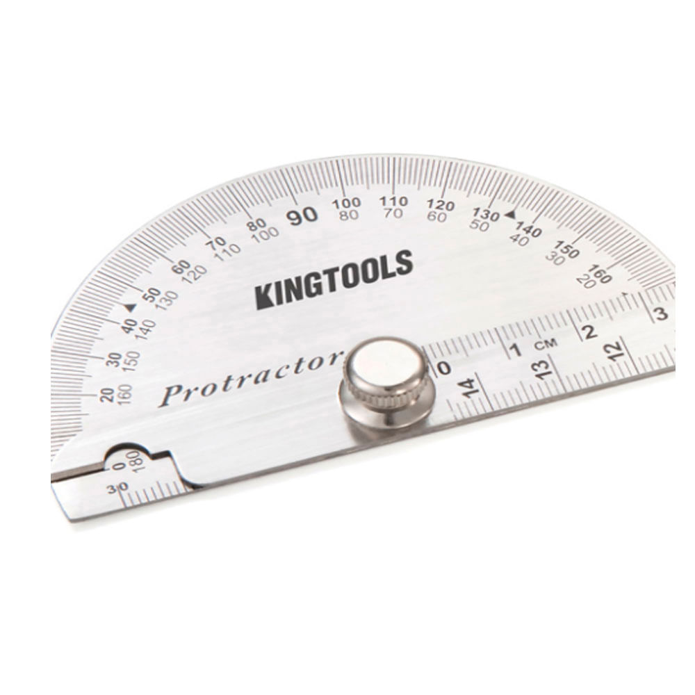 Transferidor De Ângulo Kingtools 600.090 Com Régua 180º | LF Máquinas e ...