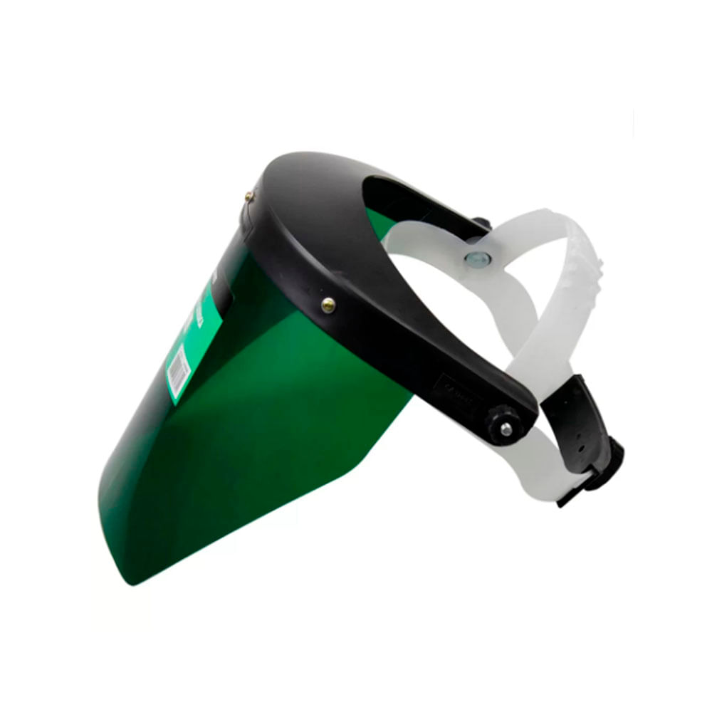 Protetor Facial verde 8" Carbografite 010227010 com catraca ...