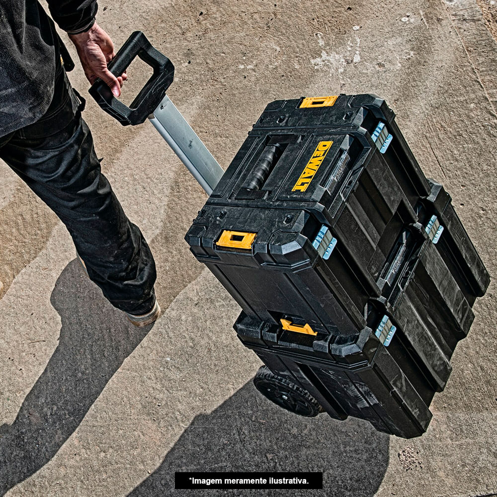 Caixa de Ferramentas com Rodas Dewalt TSTAK DWST17820 | LF Máquinas e ...