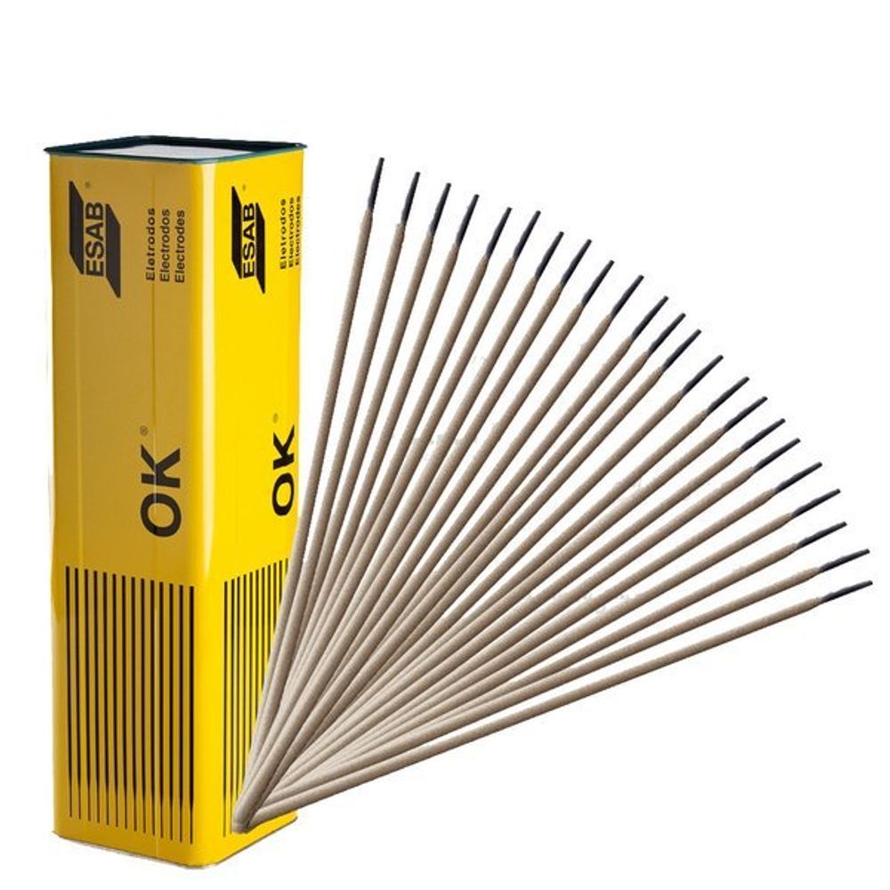 Eletrodo Aço Carbono 5,00mm Esab OK 46,00 Lata 20Kg ... Eletrodo Aço Carbono 5,00mm Esab OK 46,00 Lata 20Kg ...