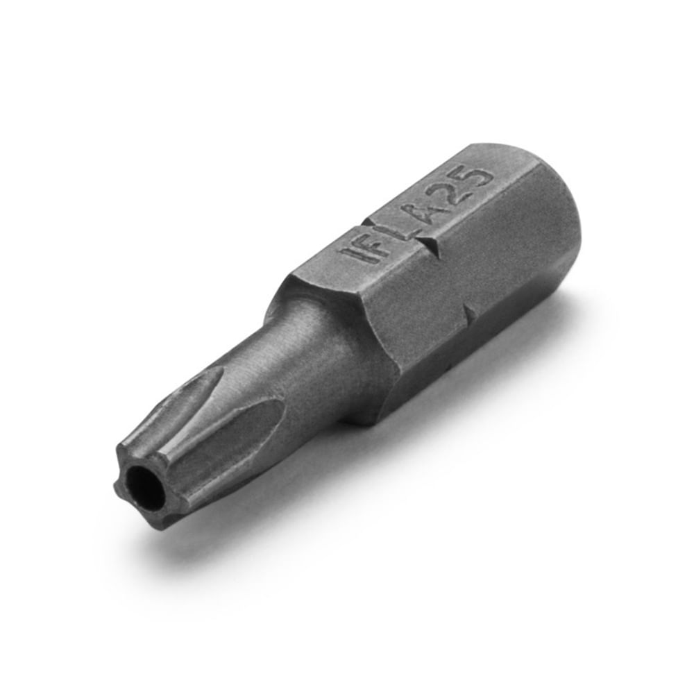 Bits Hexalobular com Furo Guia Encaixe 1/4" X TT25 X 25 mm Ifla C6TX25F ...