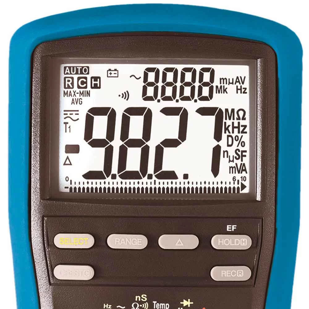 Multímetro Digital Minipa ET-2517A 5000 Contagens/Freq./Cap./Temp ...