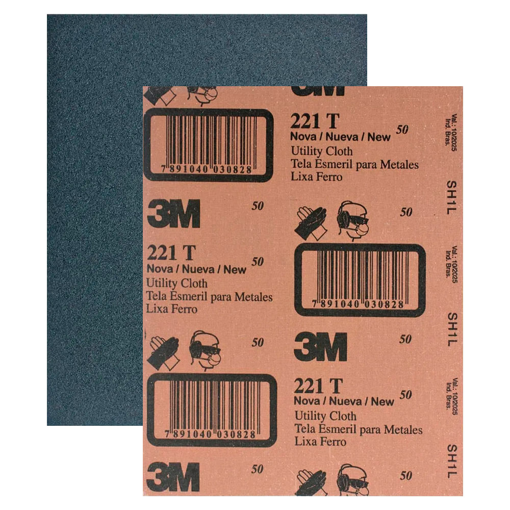 Lixa Ferro 3M 221T - lfmaquinaseferramentas