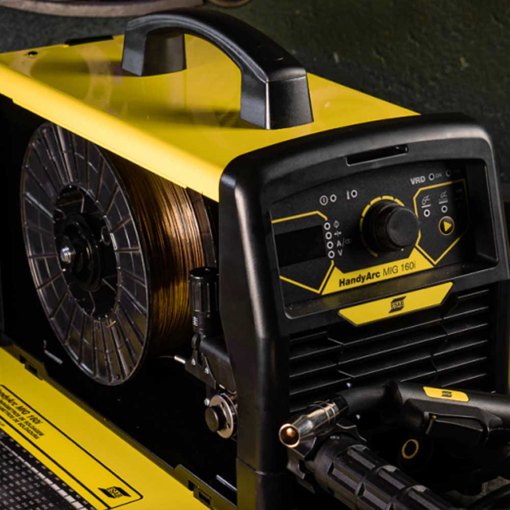 Máquina de Solda Inversora Esab Handyarc MIG 160i 50/60Hz Monofásica ...