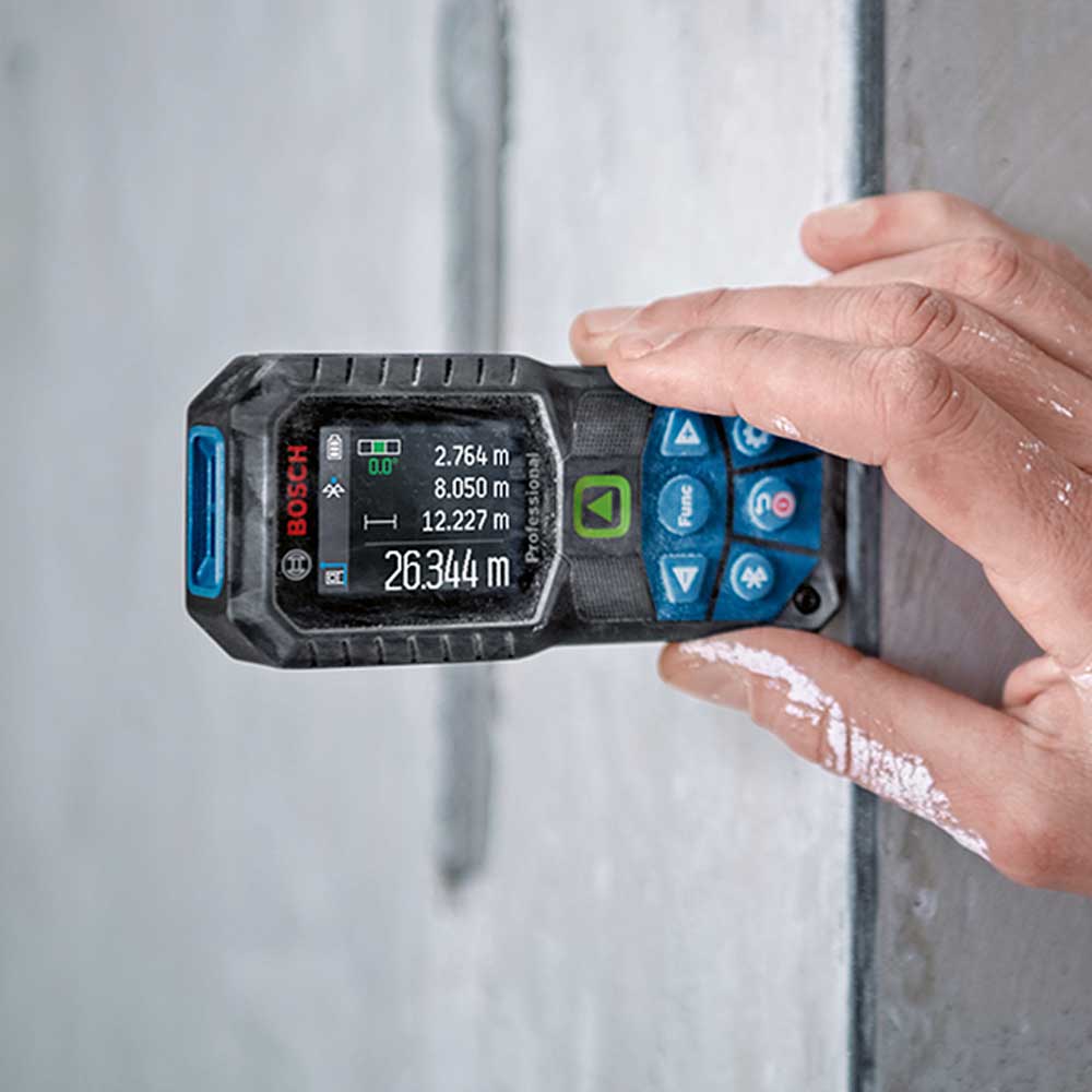 Trena a Laser Verde Bosch GLM50-27CG Alcance 50m com Bluetooth - lfmaquinaseferramentas