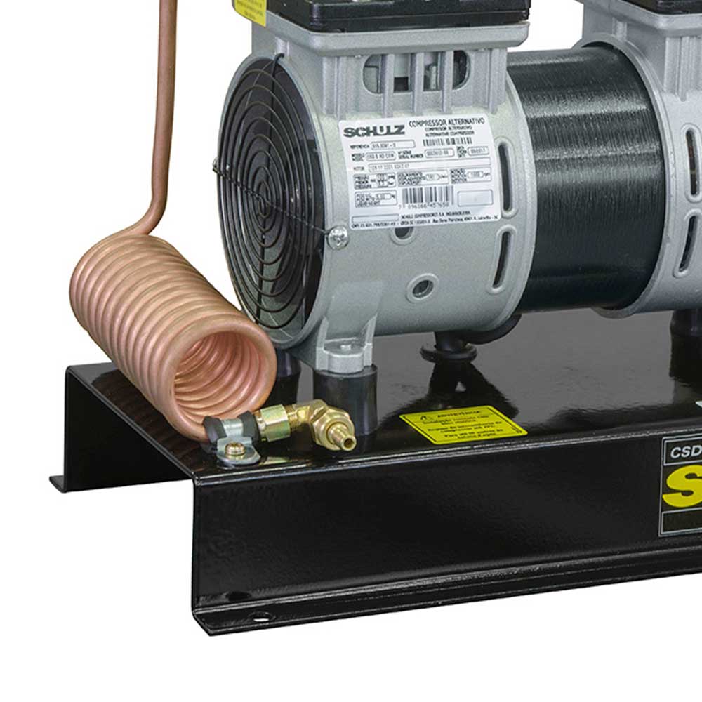 Compressor Isento de Óleo Ar Direto Schulz CSD 5/AD com base - lfmaquinaseferramentas
