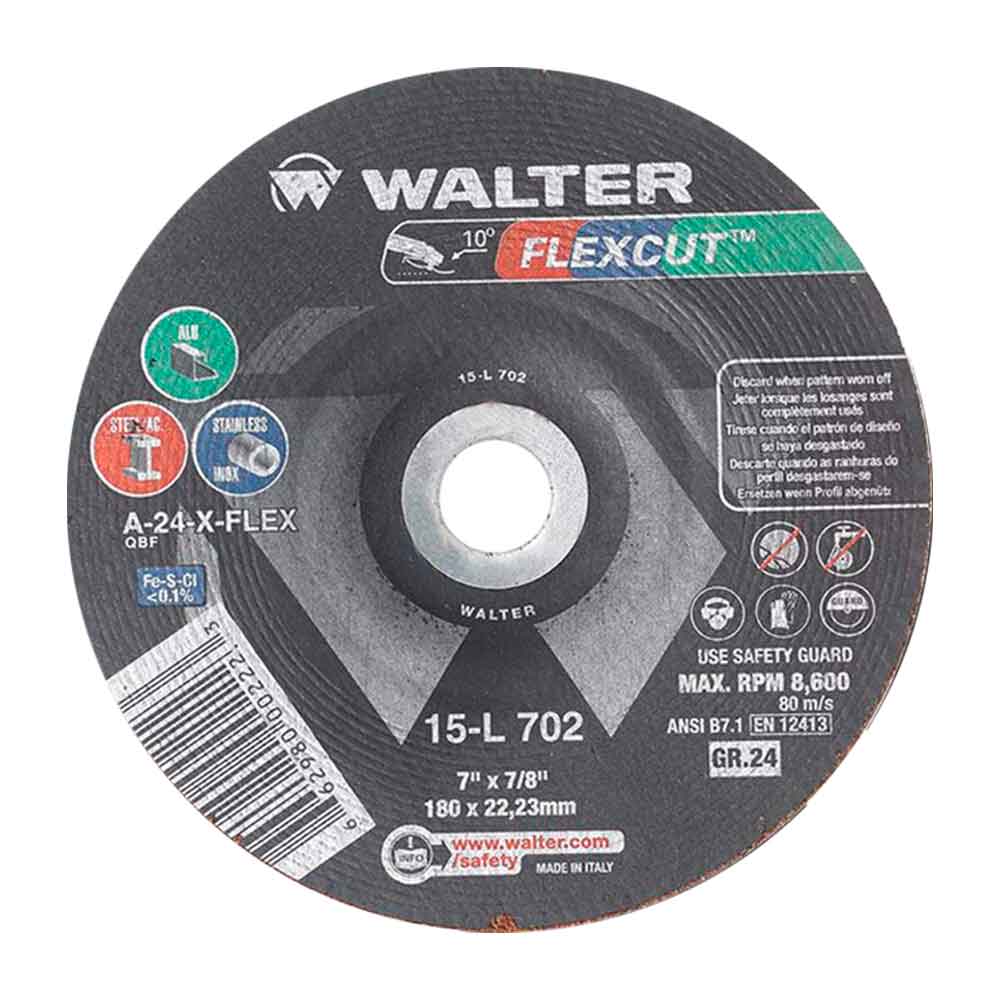 Disco de Desbaste 7" Walter Flexcut 15L702 | LF Máquinas e Ferramentas ...
