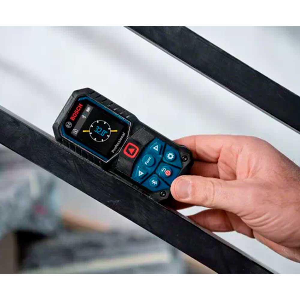 Trena a Laser Bosch GLM 50-27C Alcance 50m com Bluetooth IP65 ...