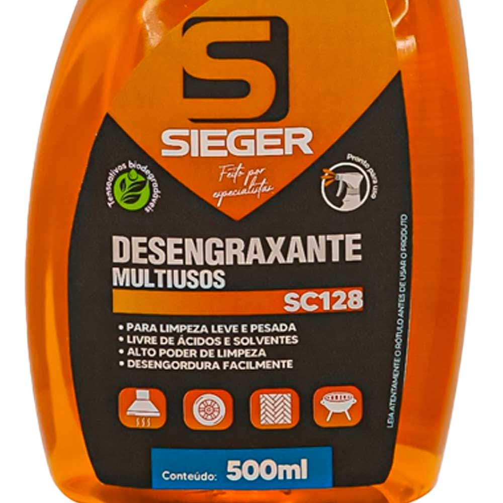 Desengraxante Multiuso Spray SC128 Sieger 500ml - lfmaquinaseferramentas