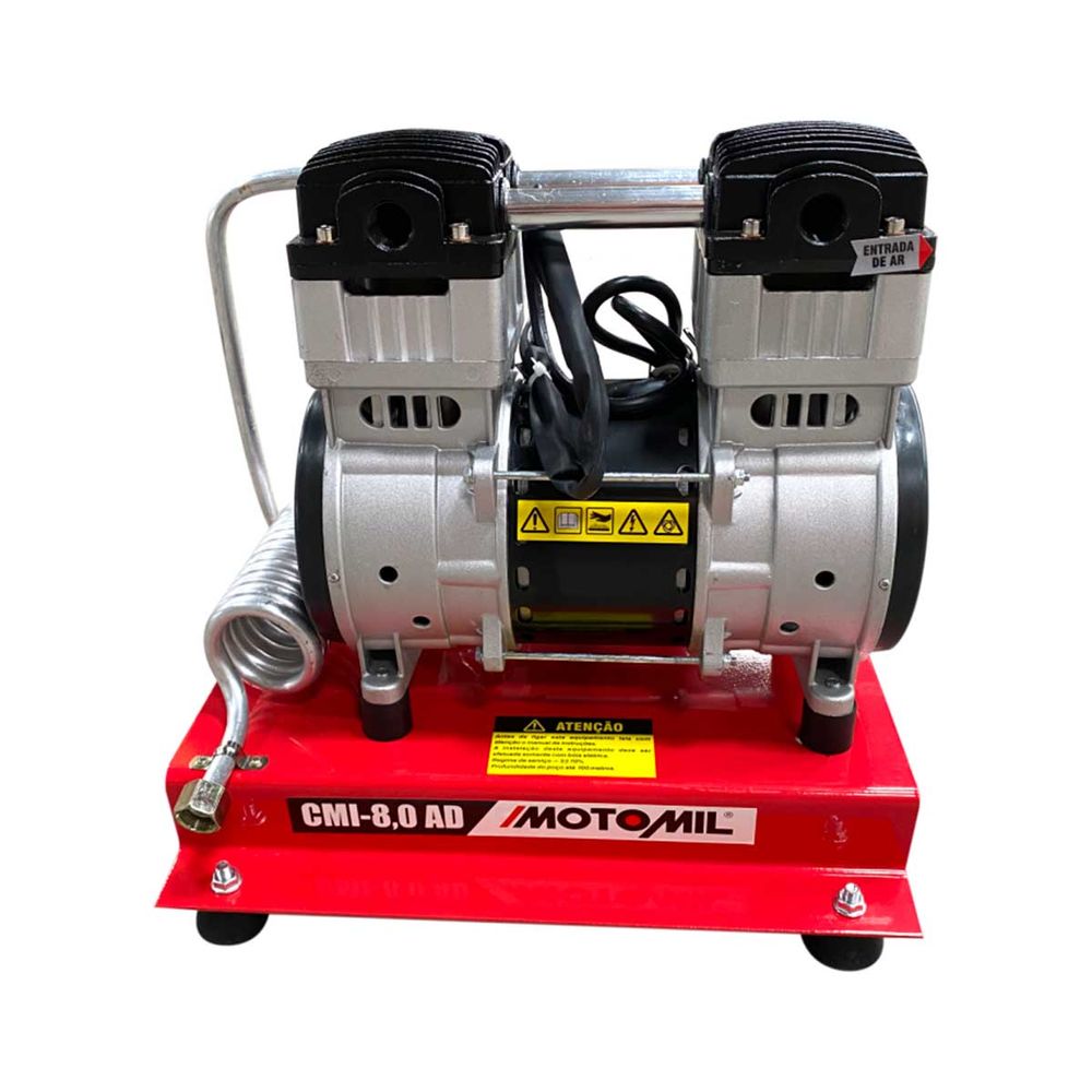 Compressor de Ar Direto CMI-8,0AD 8PCM 120PSI 1350W Motomil ...