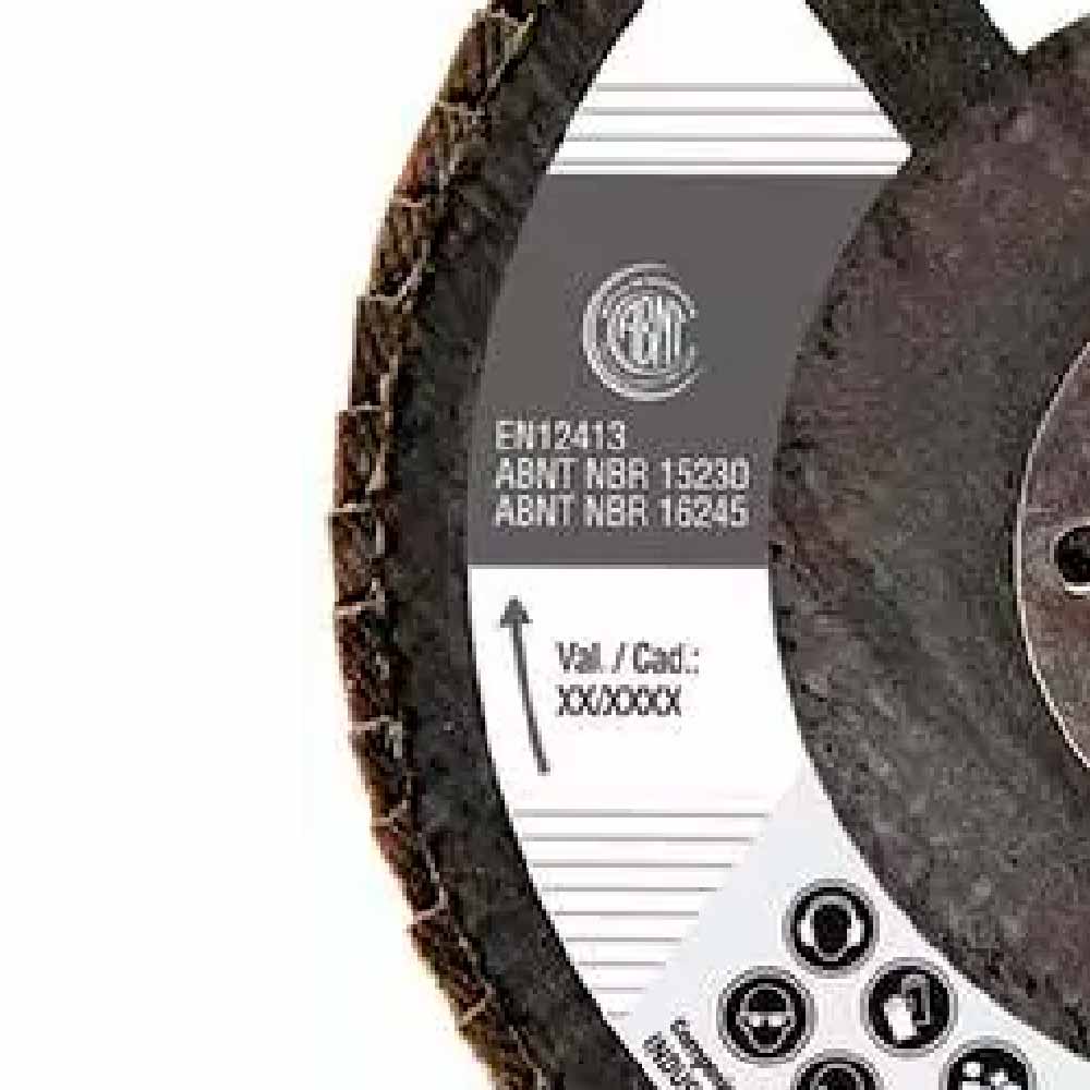 Disco de Lixa Flap-Disc 4.1/2" Norton Basic | LF Máquinas e Ferramentas ...