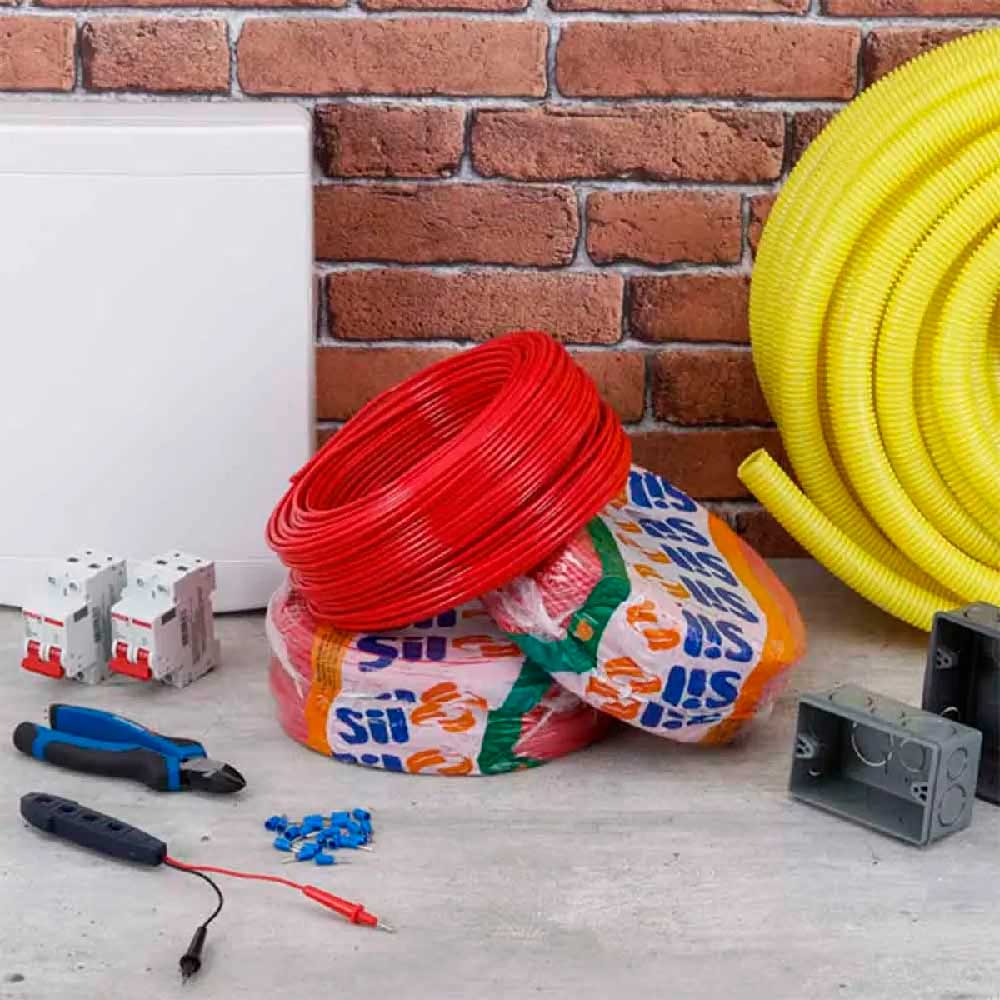 Fio Elétrico Flexível 750V 100m Sil Vermelho | LF Máquinas e ...