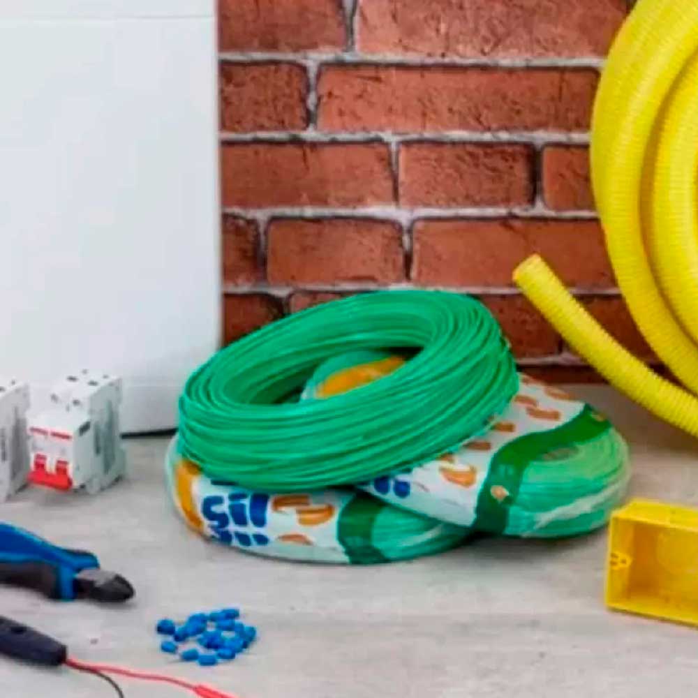 Fio Elétrico Flexível 750V 100m Sil Verde | LF Máquinas e Ferramentas ...