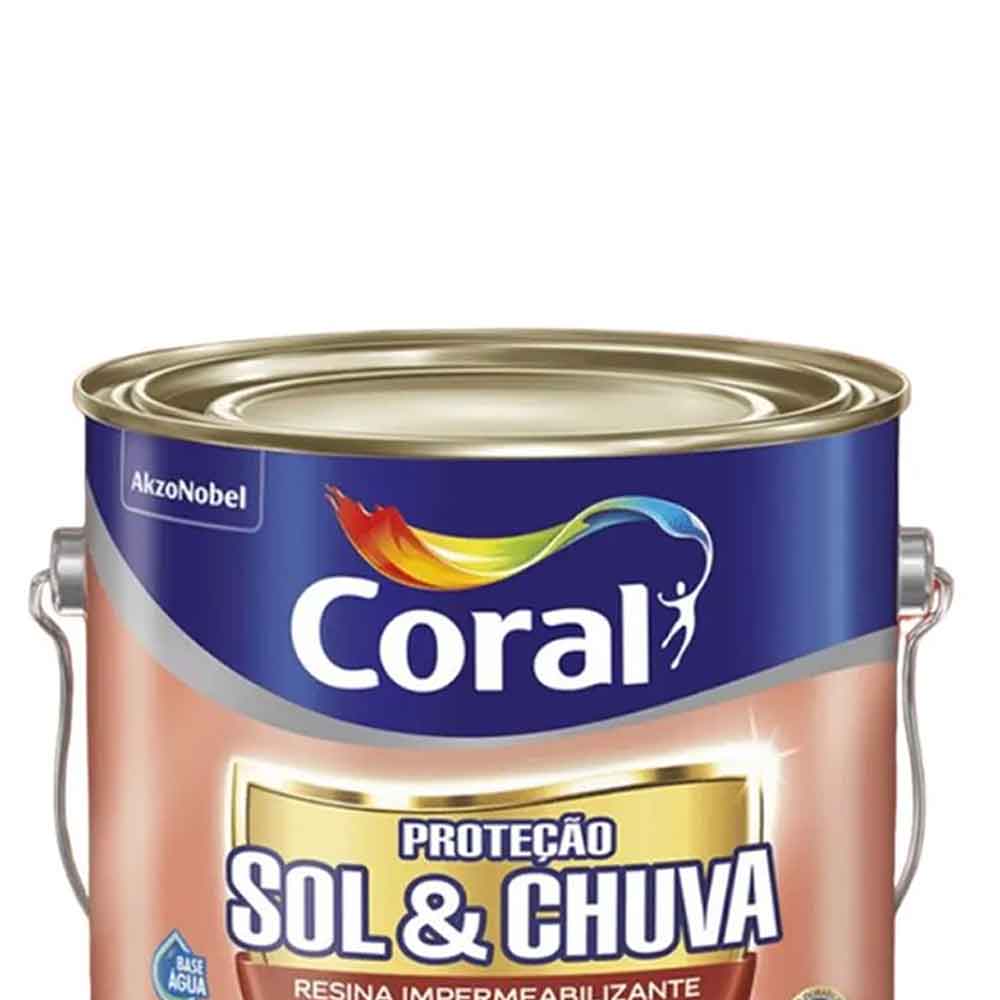 Resina Impermeabilizante Brilhante Sol & Chuva Coral Oxide Red | LF ...