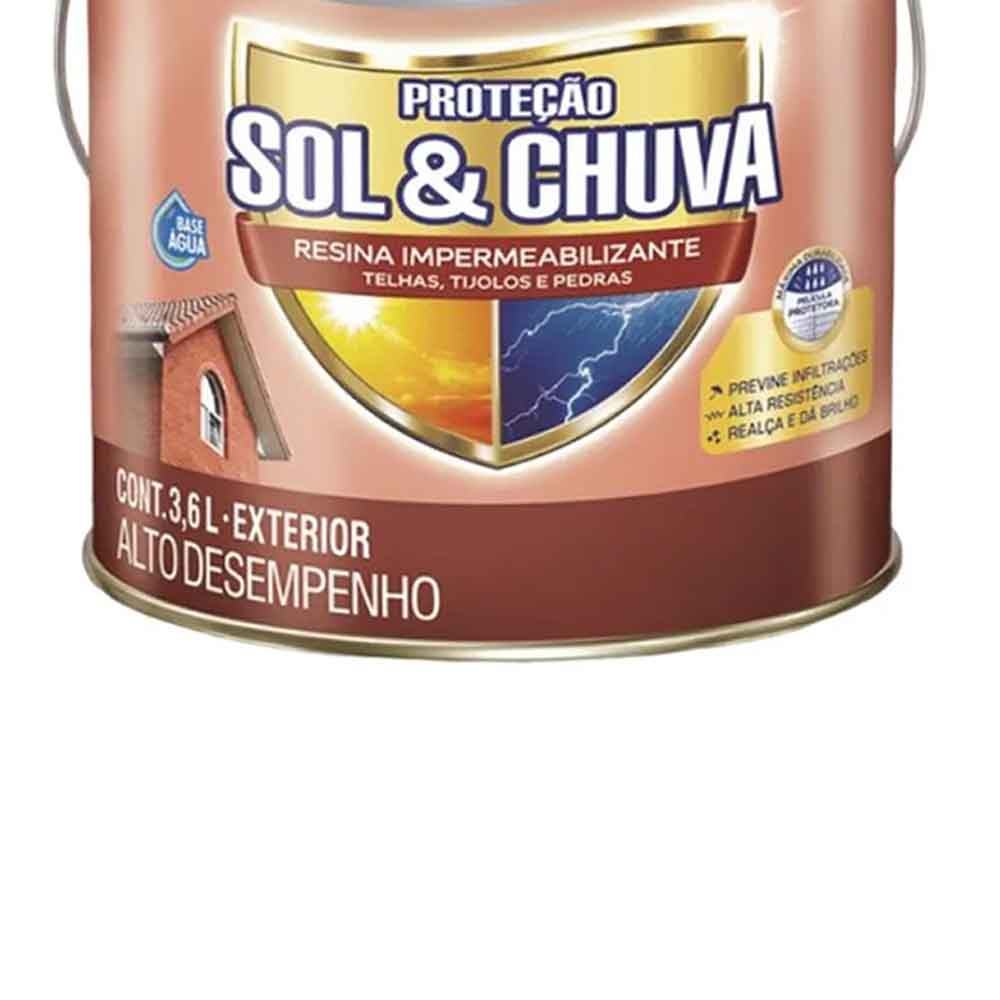 Resina Impermeabilizante Brilhante Sol & Chuva Coral Oxide Red | LF ...