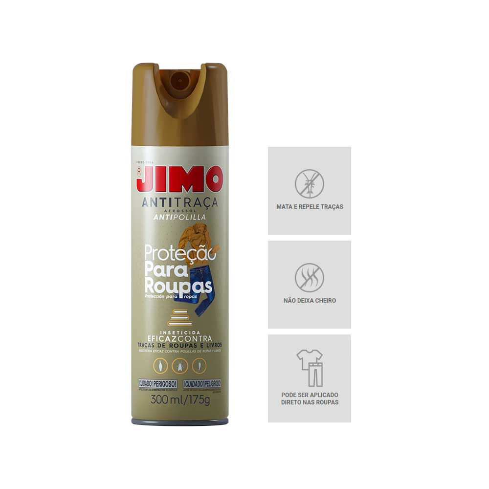 Inseticida Anti Traça Aerossol Jimo | LF Máquinas e Ferramentas ...