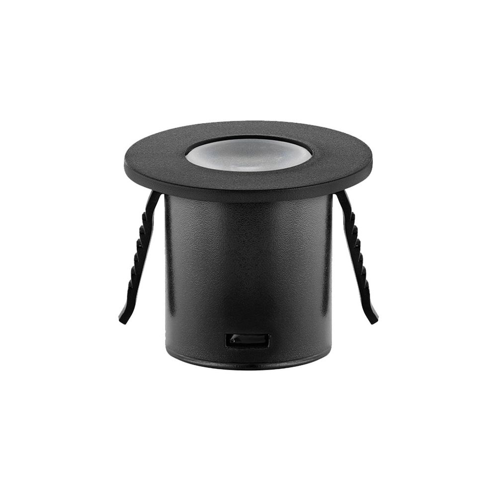 Mini Spot Led Embutir Redondo Elegance 1,5W Avant 2700K Preto | LF ...