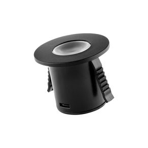 Mini Spot Led Embutir Redondo Elegance 1,5W Avant 2700K Preto | LF ...