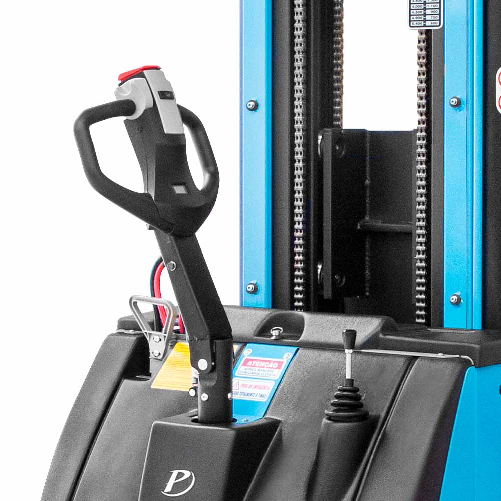 Empilhadeira Elétrica Patolada Paletrans PT1616 1600kg 1,6m com Bateria e Carregador | LF ...