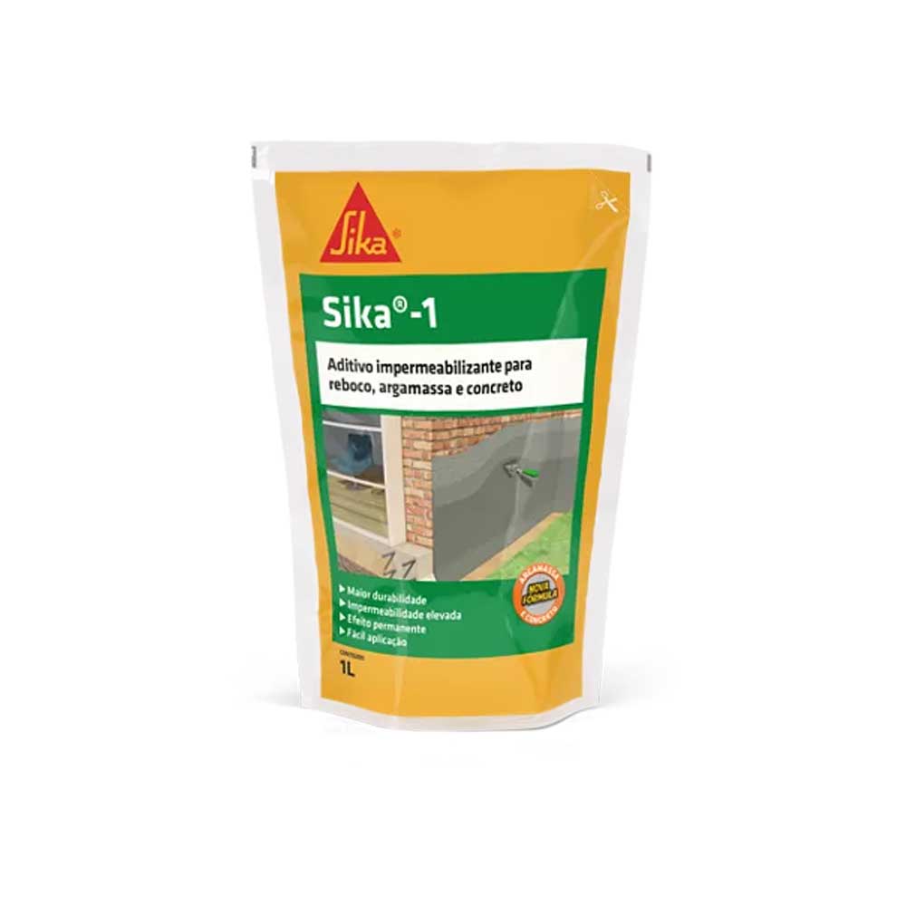 Aditivo Impermeabilizante Sika-1 Sika | LF Máquinas e Ferramentas ...