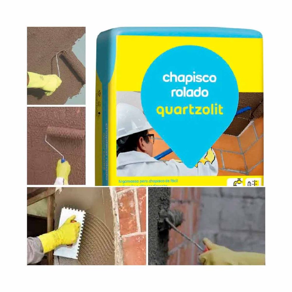 Chapisco Rolado Quartzolit Cinza | LF Máquinas e Ferramentas ...