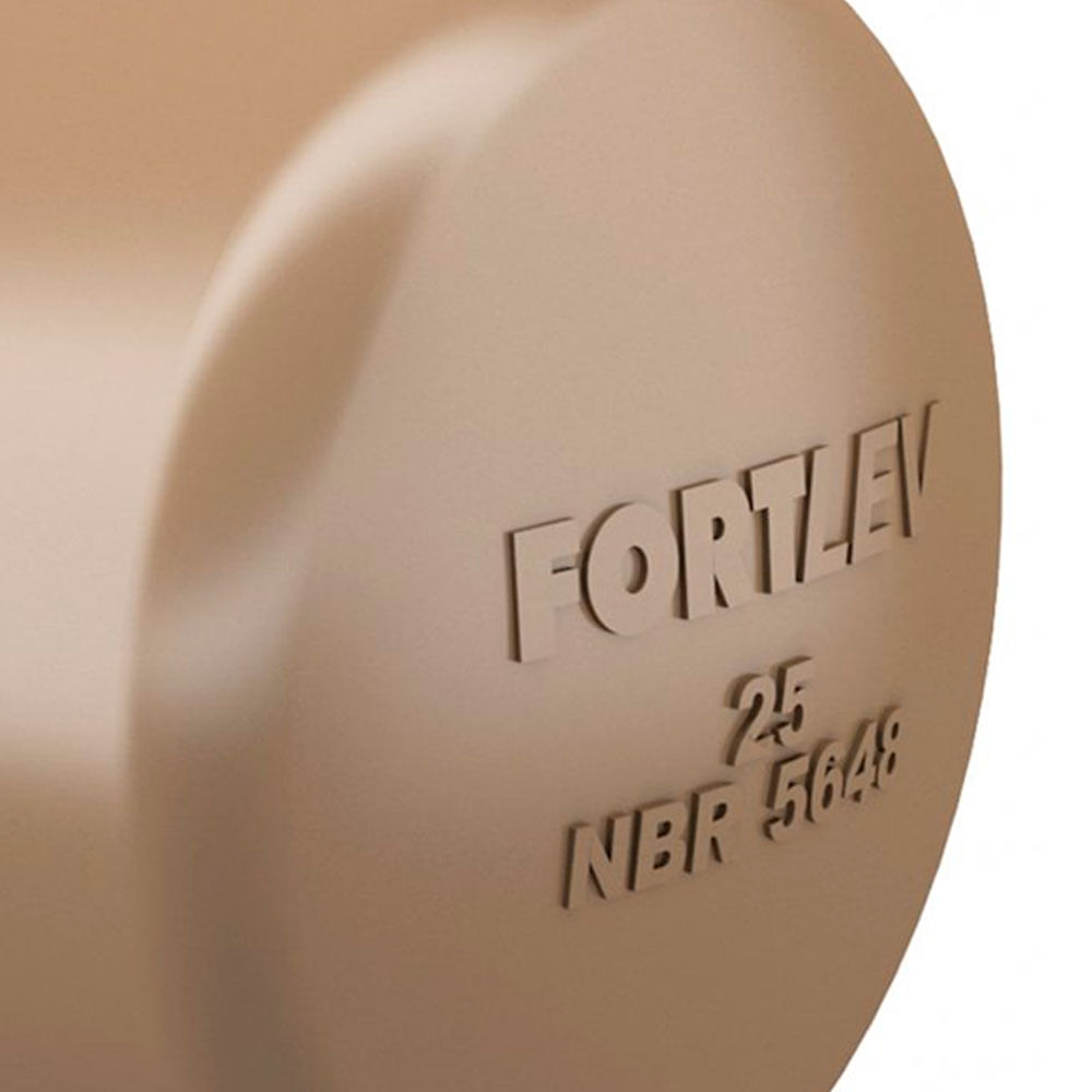 CAP Soldável PVC Fortlev NBR 5648 Marrom | LF Máquinas e Ferramentas ...